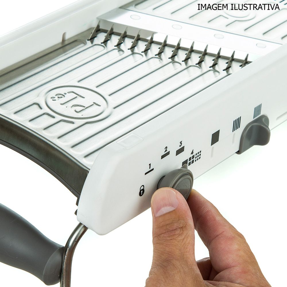 Mandolin Profissional Ajustável em Aço Inox Progressive - multibar