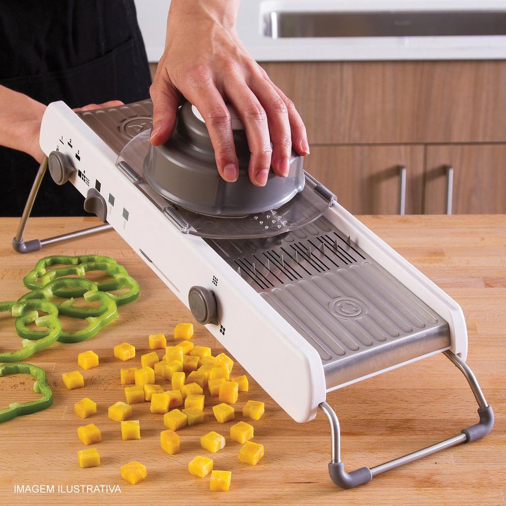 Mandolin Profissional Ajustável em Aço Inox Progressive - multibar